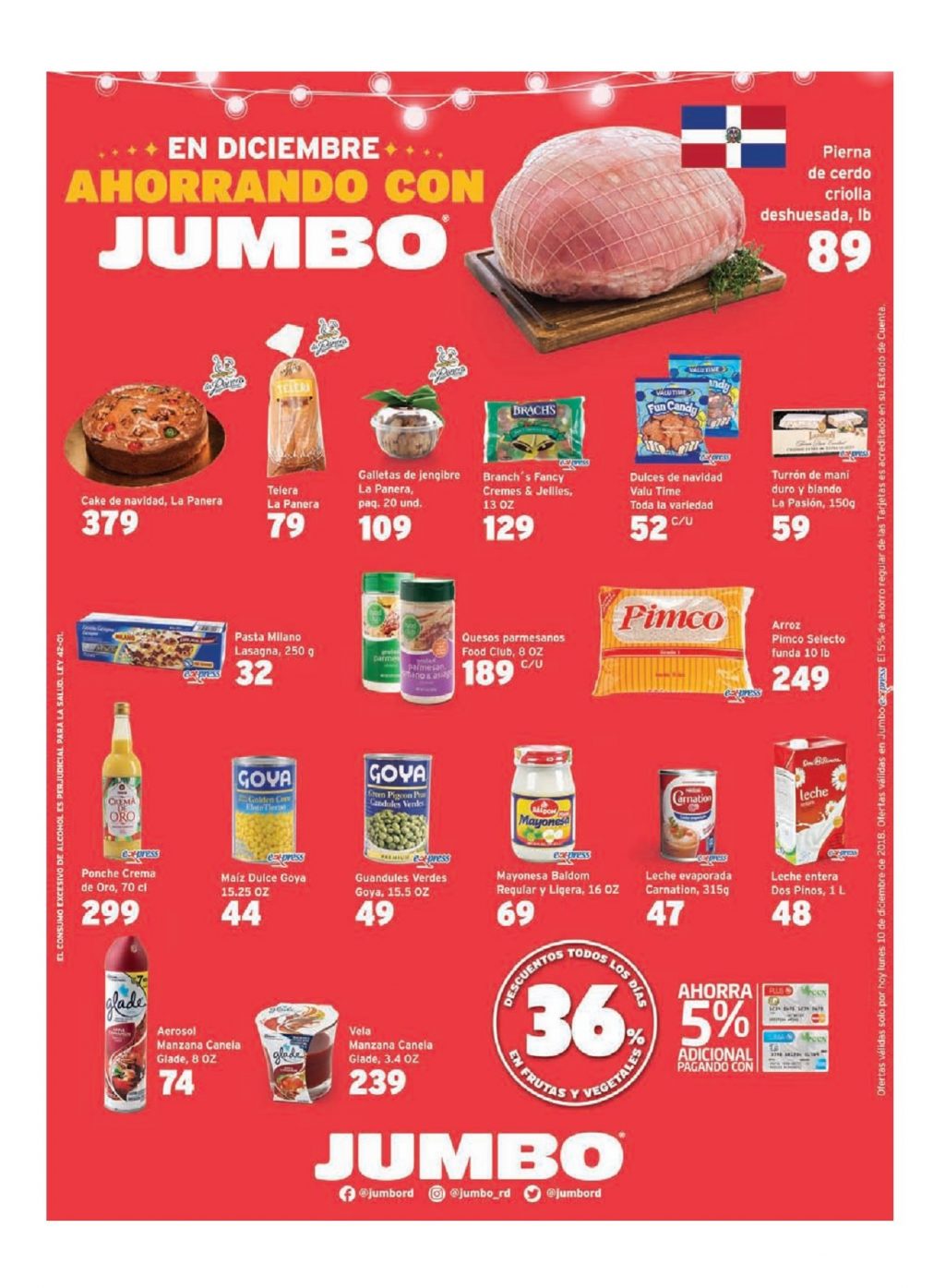 Encarte Jumbo 2, Lunes 10 de Diciembre 2018 - Dominicana.do