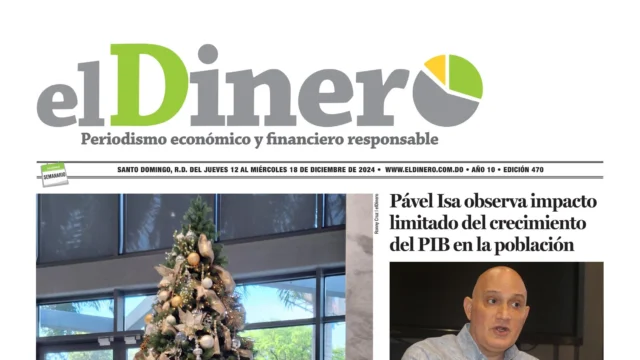 Portada Periódico El Dinero, Jueves 12 Diciembre, 2024 - Dominicana.do
